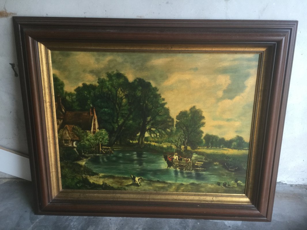 Handtekening op schilderij?