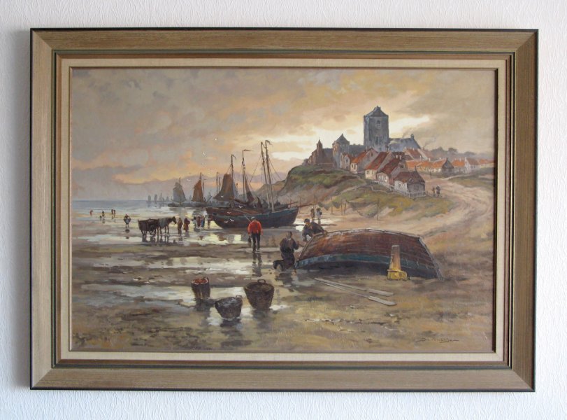 Strandgezicht van Jos van Dijk