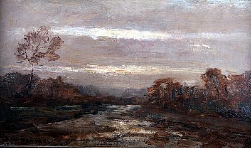 Schilderij en ets van Jan C. van der Ven